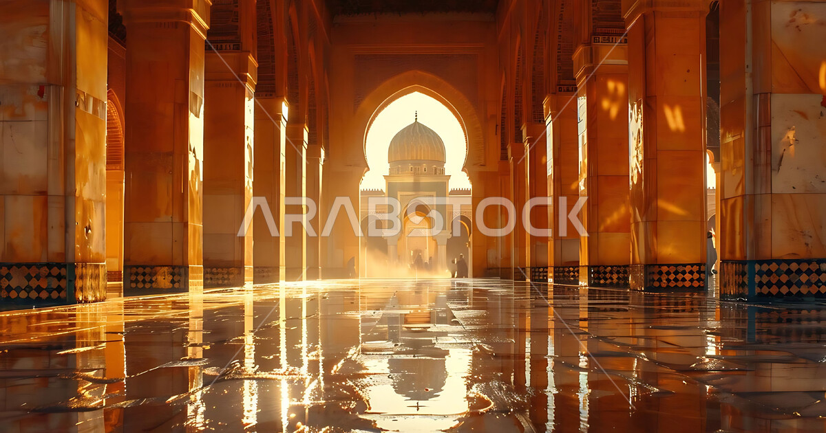 Decorations and architectural designs for building mosques in the ...