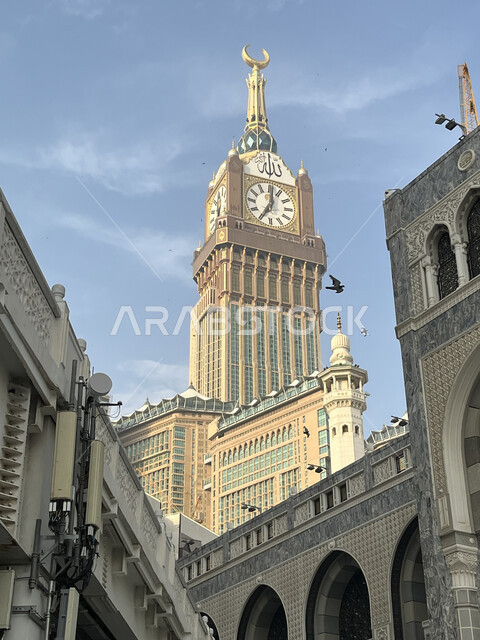 Architectural art of towers and skyscrapers, famous places in Saudi ...