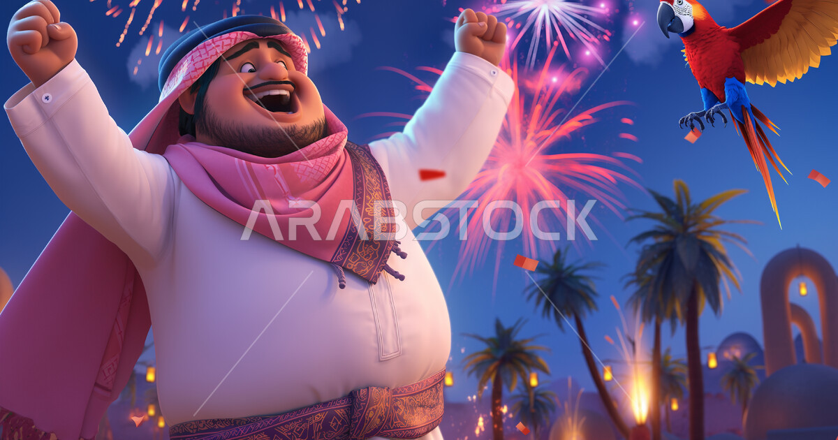 الاحتفال بالأعياد والمناسبات الإسلامية السعيدة، ايماءات وتعابير البشاشة ...