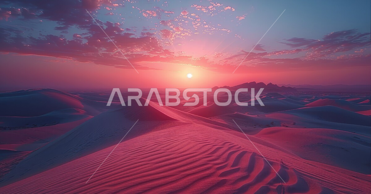 Highlands, terrain and mountain peaks in the prairies, desert areas and ...