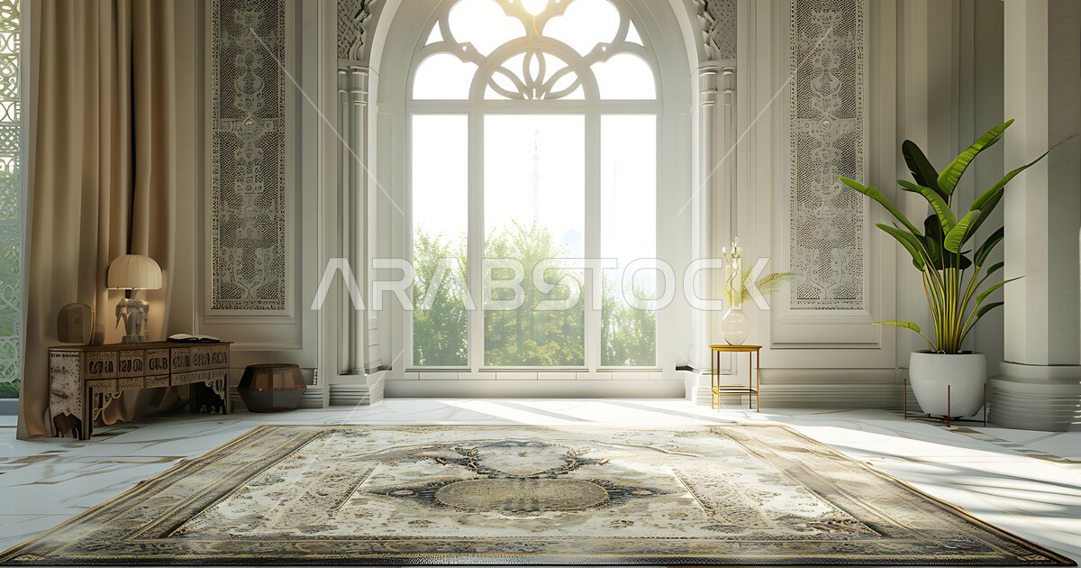 Saudi heritage decorations and engravings, colorful decorative designs ...