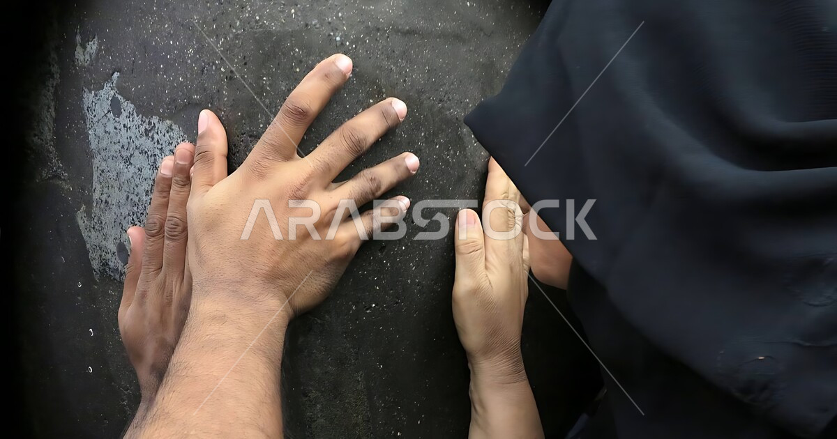 Touching the Yemeni corner of the Kaaba and seeking blessings from it ...
