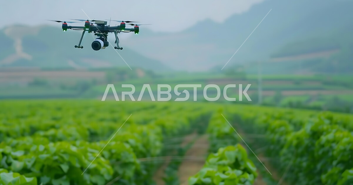 طائرة درون لسقي الاراضي الزراعيه والحقول الخضراء, زيادة انتاج وجودة ...