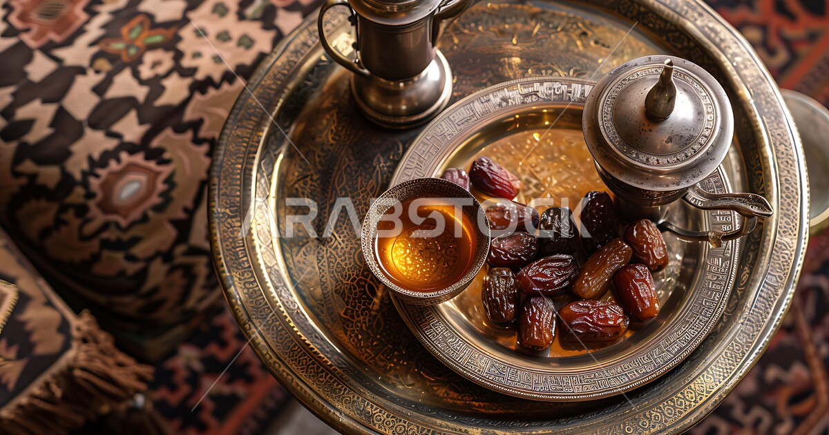 Focusing on natural and local products, a group of dates next to a dal ...