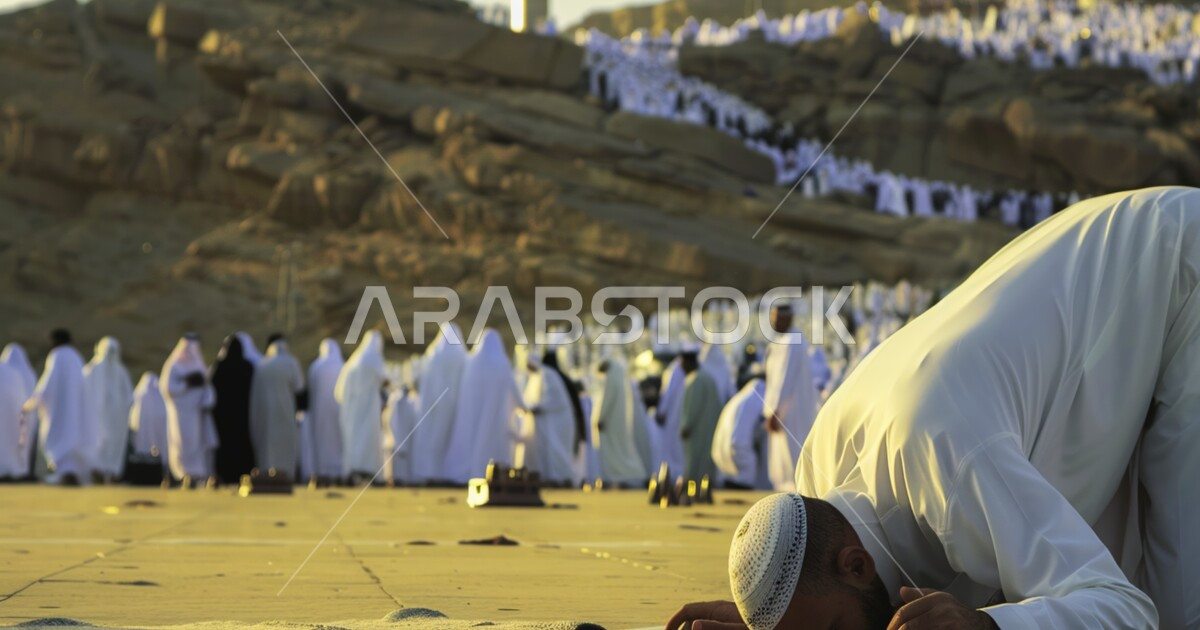 Performing Hajj rituals in Mecca, to worship and draw closer to God ...