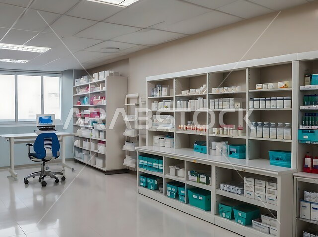 Inventory and examination of the stock of medicines and medical ...