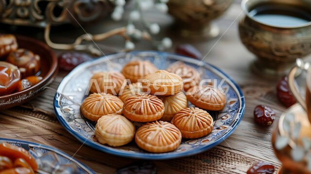 Fresh popular sweets, traditional Saudi hospitality on holidays and ...