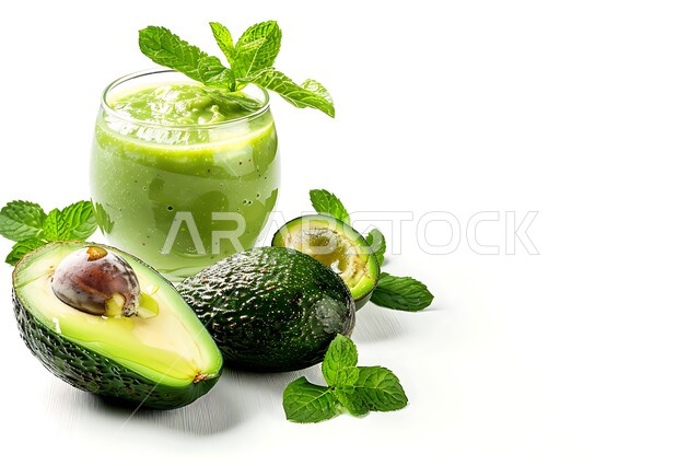 A cold drink made from fresh fruits, local Saudi national products, a ...