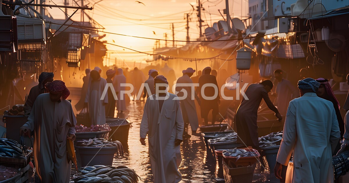 Professional fishing in the Kingdom of Saudi Arabia, popular markets ...