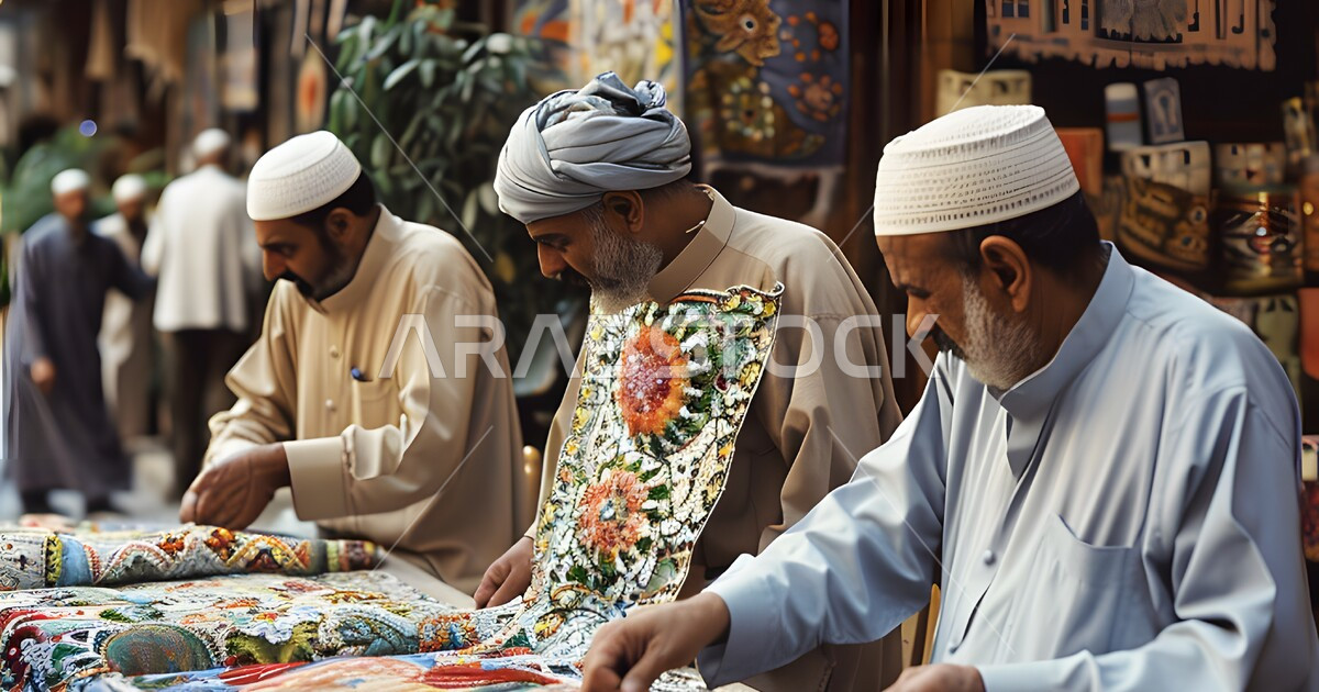 Carpet making workshop, popular professions and crafts, traditional ...