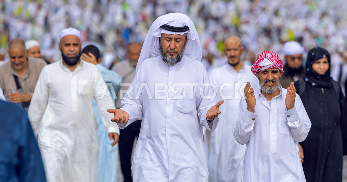 Performing Hajj and Umrah rituals, worshiping and getting closer to God ...