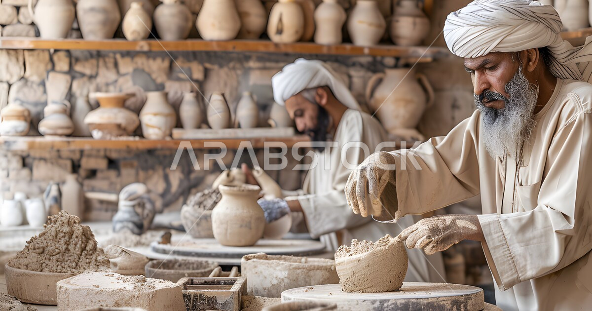 Ancient traditional folk crafts, handicrafts and crafts, close-up photo ...
