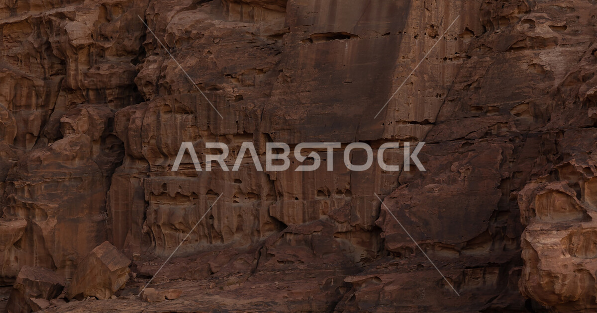 Rock formations and formations in desert areas, mountain peaks and ...