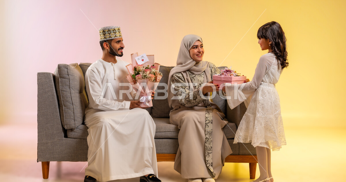 Strengthening family ties, a portrait of an Arab Gulf Omani girl ...