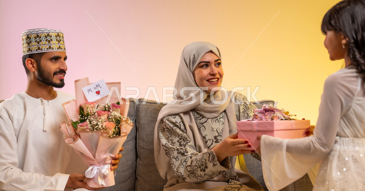 Strengthening family ties, a portrait of an Arab Gulf Omani girl ...