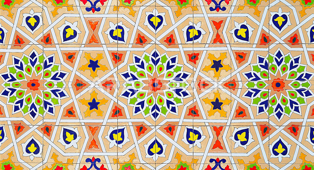 Saudi folklore of Sadu decoration, Saudi design of colorful authentic ...