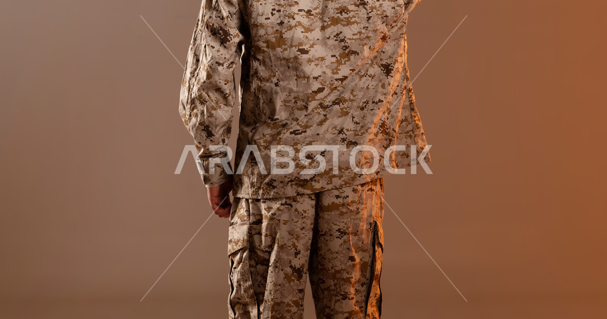 Defending the homeland, Saudi Armed Forces, Saudi Arabian Army, portrait of a Saudi Gulf Arab ...