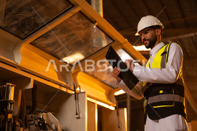 Monitoring and supervising laboratory machines, industrial professions ...