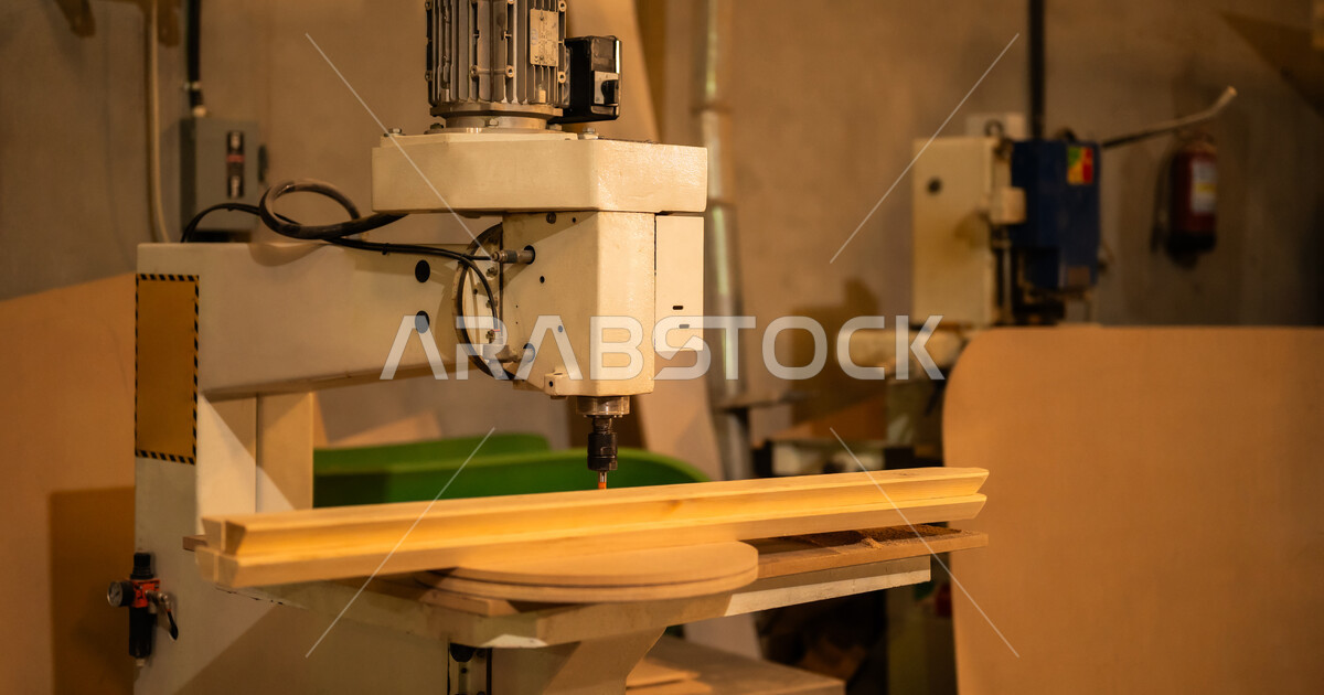 Large electrical machines, home and office furniture industry, heavy ...