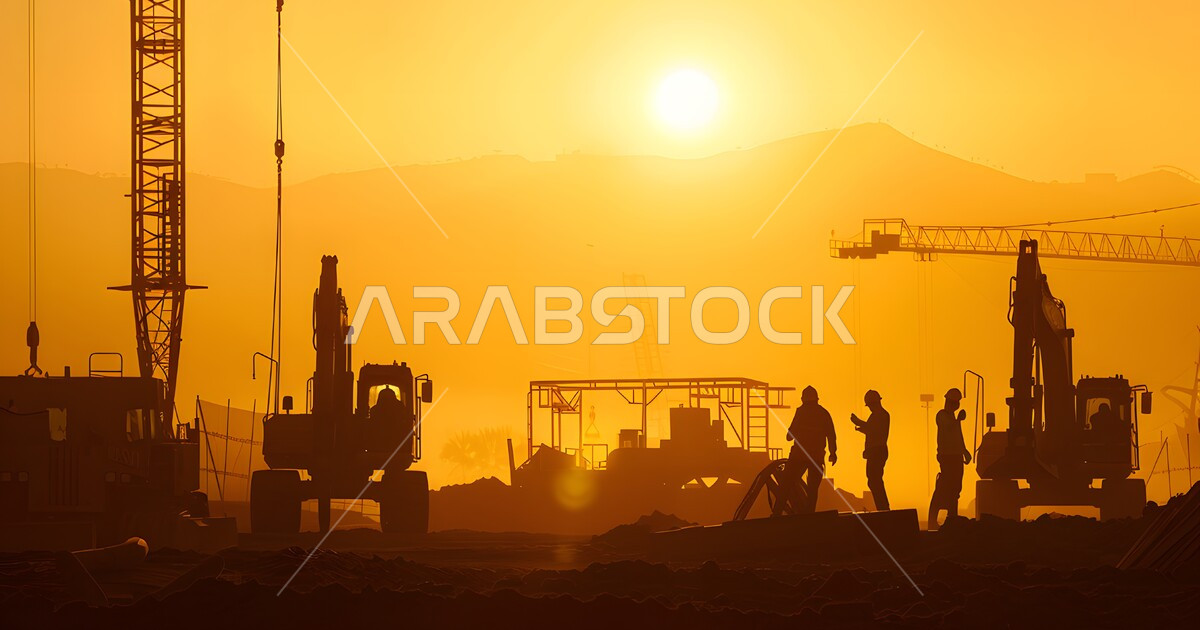 The concept of improving the country’s infrastructure, construction ...