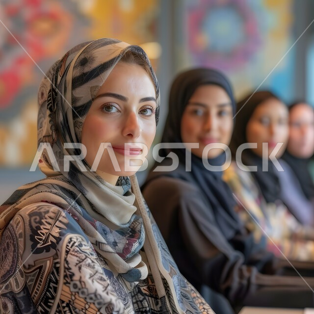 Comfortable work environment in Saudi companies, Saudi Gulf Arab female ...