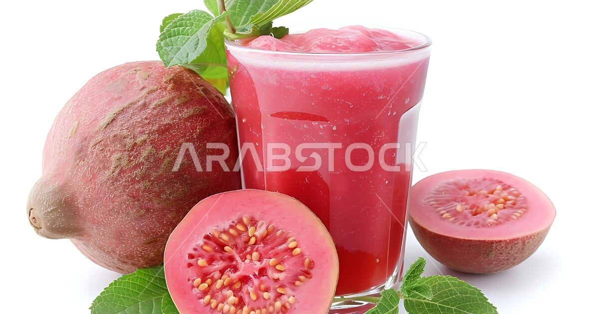Saudi national local agricultural fruits and crops, a glass of ...