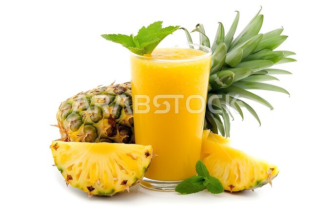 Delicious cold natural drinks, Saudi local national fruits and ...