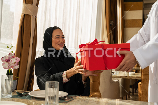 Celebrating family occasions and holidays, expressing intimacy and love ...