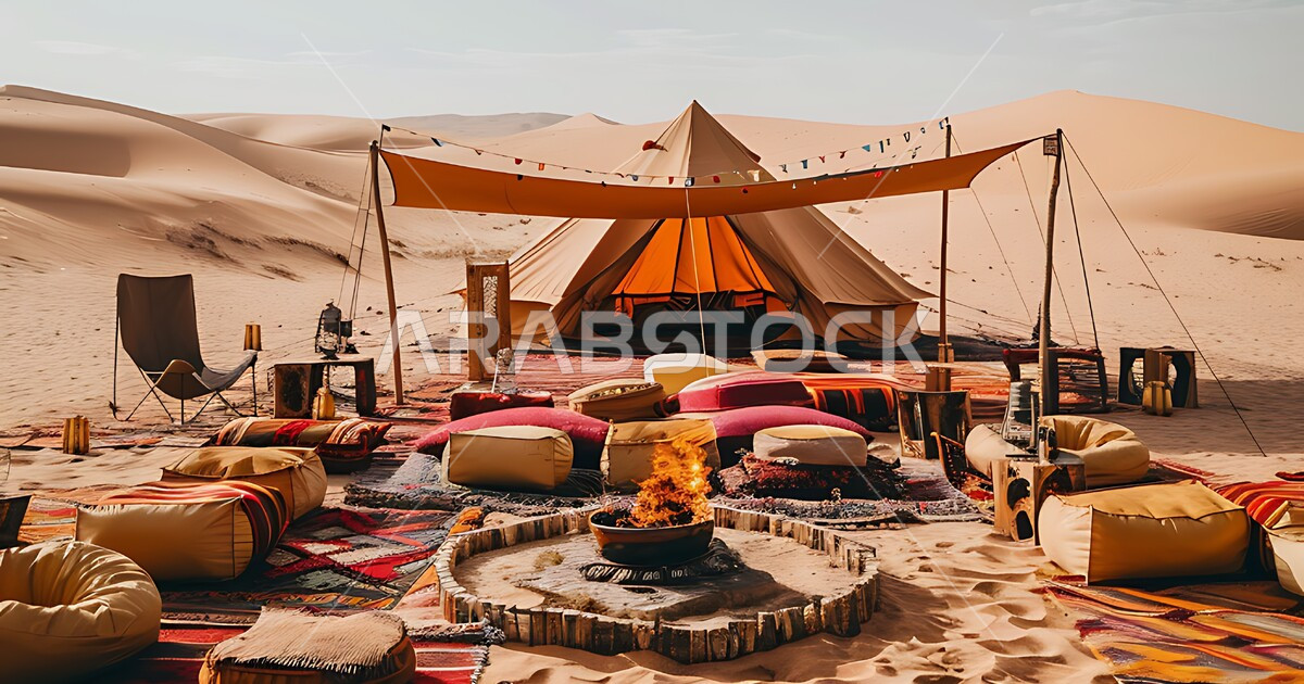 Kashta and youth wilderness session, camping in the deserts of the ...
