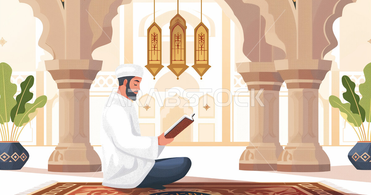 Reciting and memorizing the Holy Quran, glorifying and remembering ...