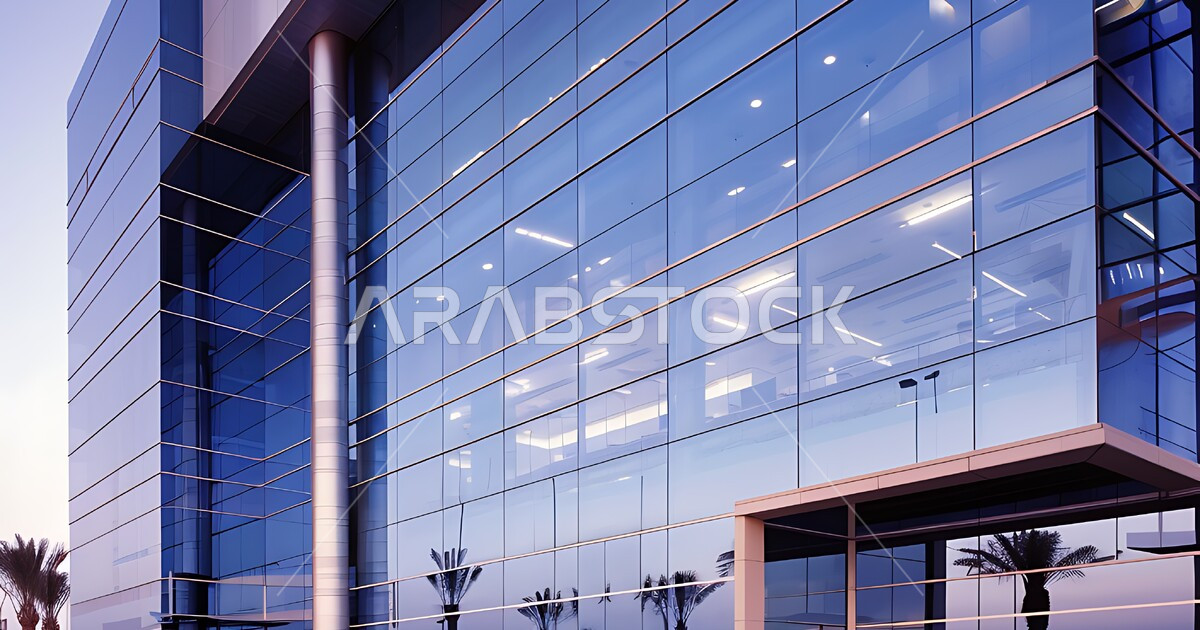 Architectural engineering art in the modern style of towers and ...