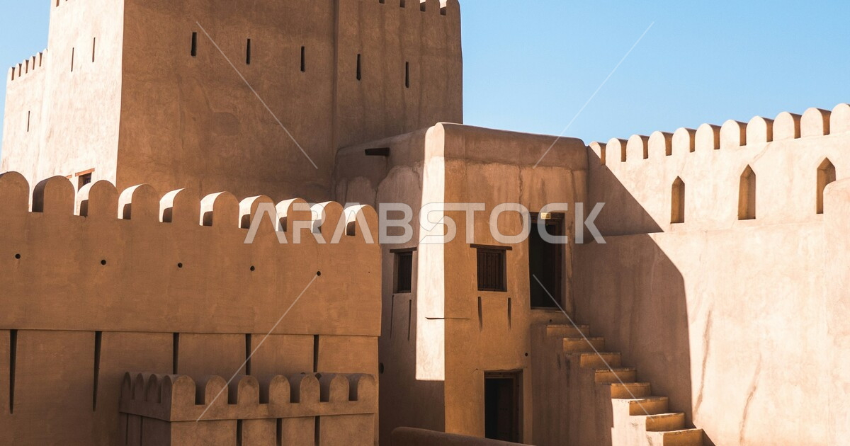 The famous historical landmarks of the Sultanate of Oman, the ...