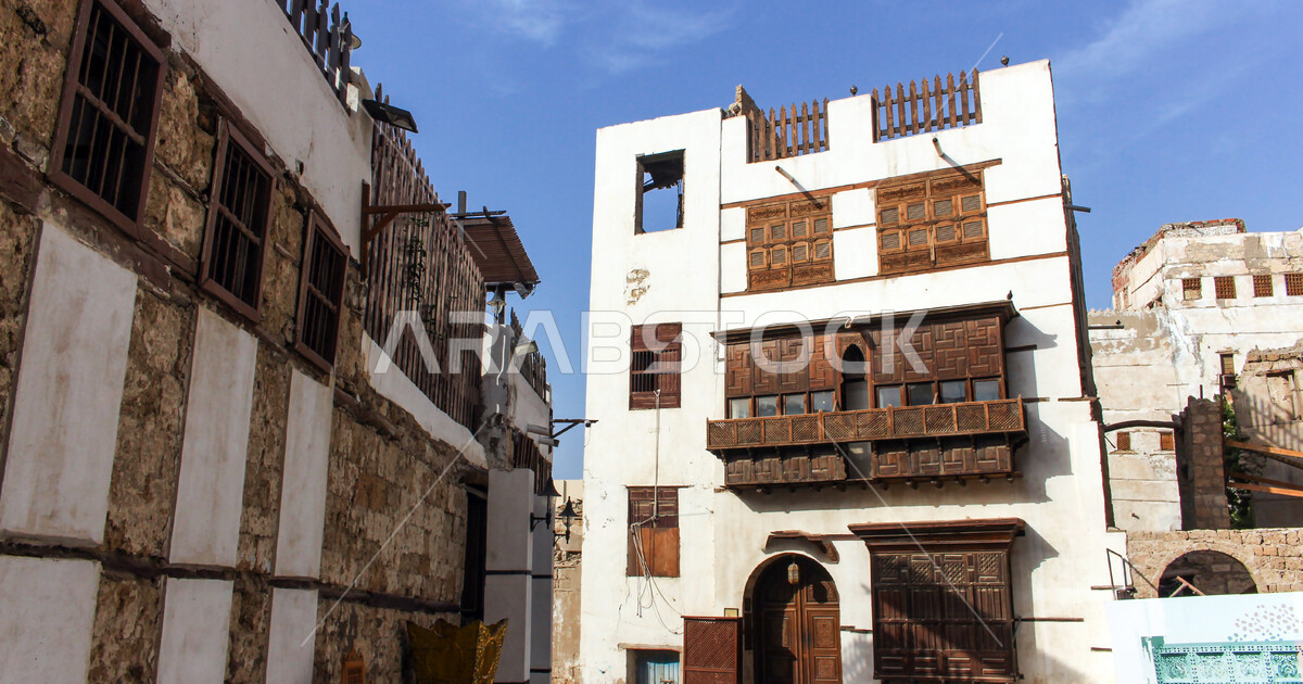 A historical country in the city of Jeddah, Saudi Arabia, the ...