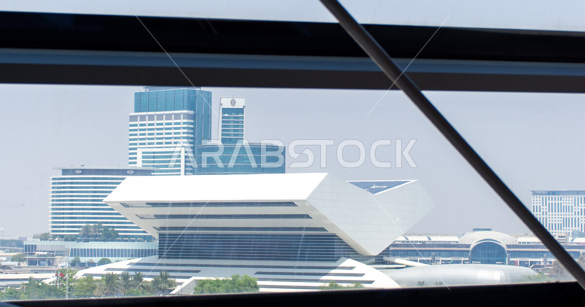 Mohammed bin Rashid Library in Dubai Creek Harbor, the world of books ...