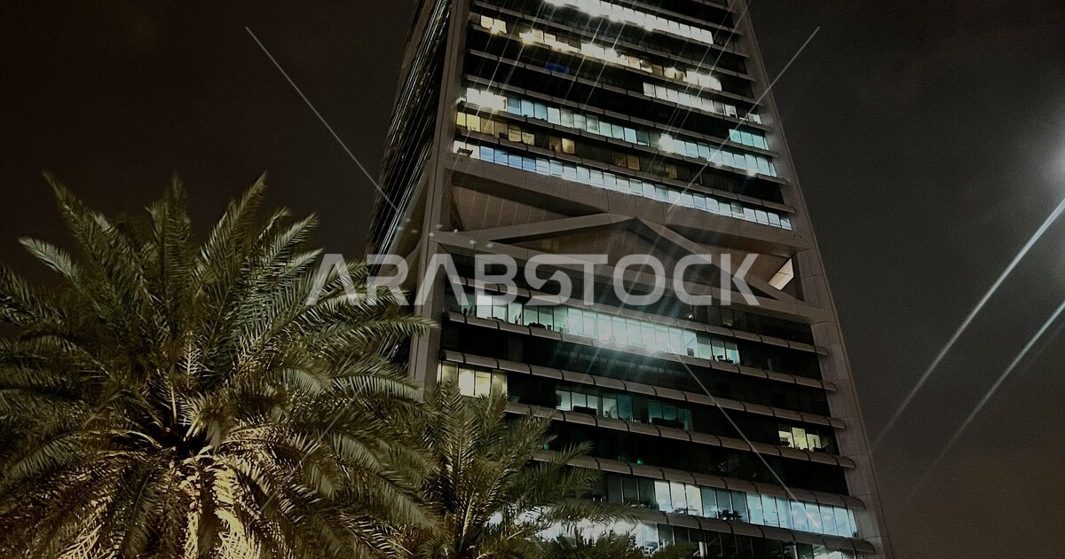 A skyline of towers and skyscrapers, recreational tourist places in ...