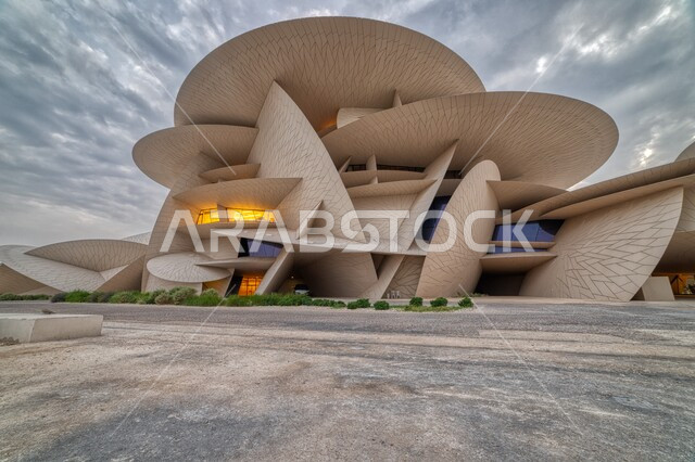 Artistic designs and decorations that reflect Qatari culture and the ...