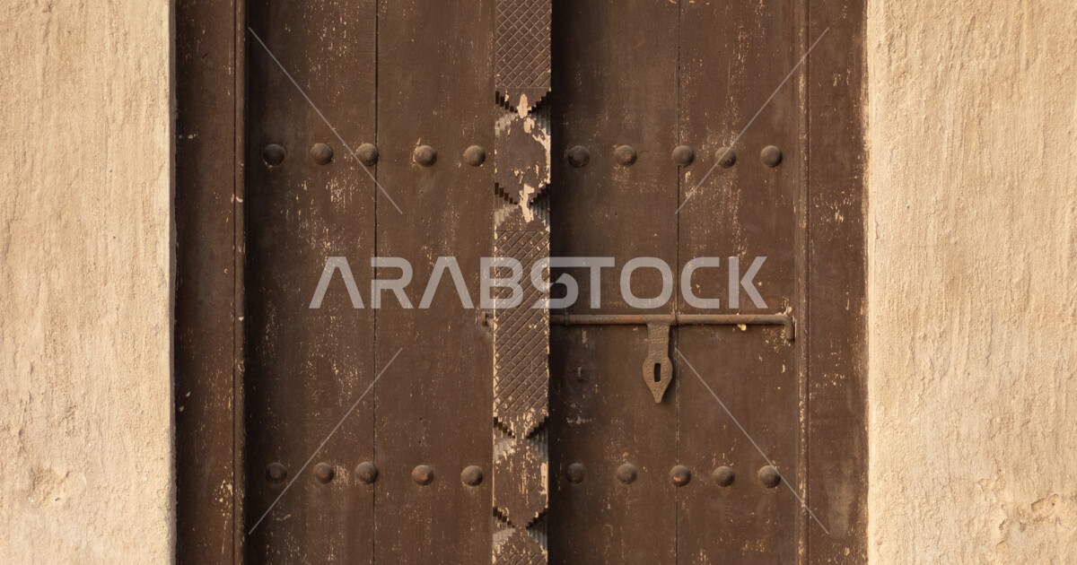 Window in a heritage building, Al Maktoum House in Shindagha area of ...