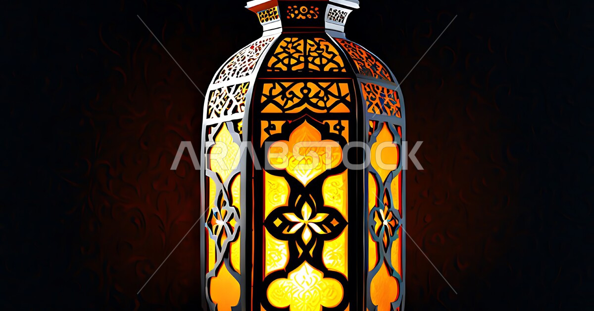 Traditional Arab lamps and lights, decorations, decorations, and lights ...