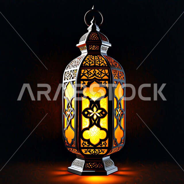 Traditional Arab lamps and lights, decorations, decorations, and lights ...
