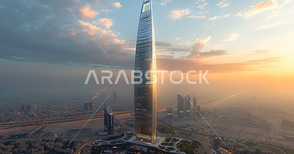 Modern architectural arts and designs for skyscrapers in the Kingdom, a ...