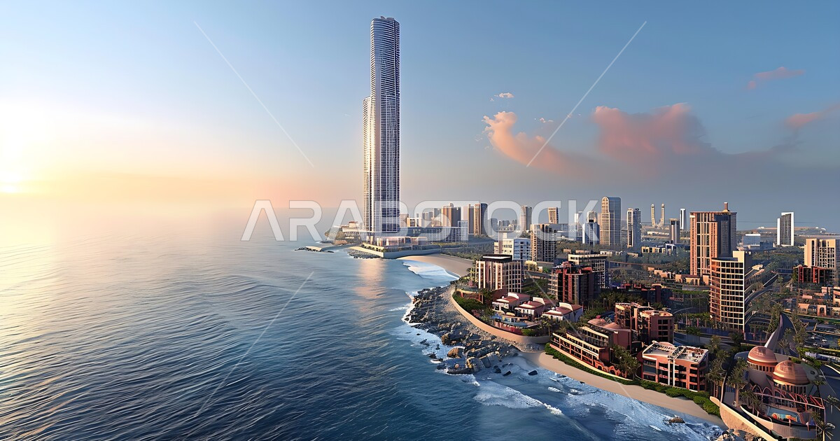 Modern architectural designs for skyscrapers in the Kingdom, a Saudi ...