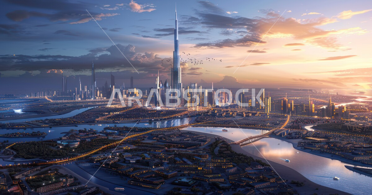 Great urban growth and development in construction, an imaginative ...