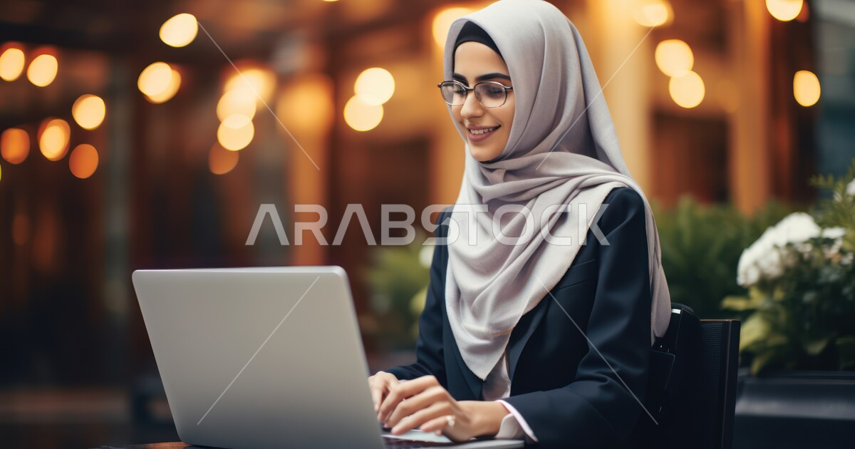 Using modern and advanced technology, completing work tasks remotely ...