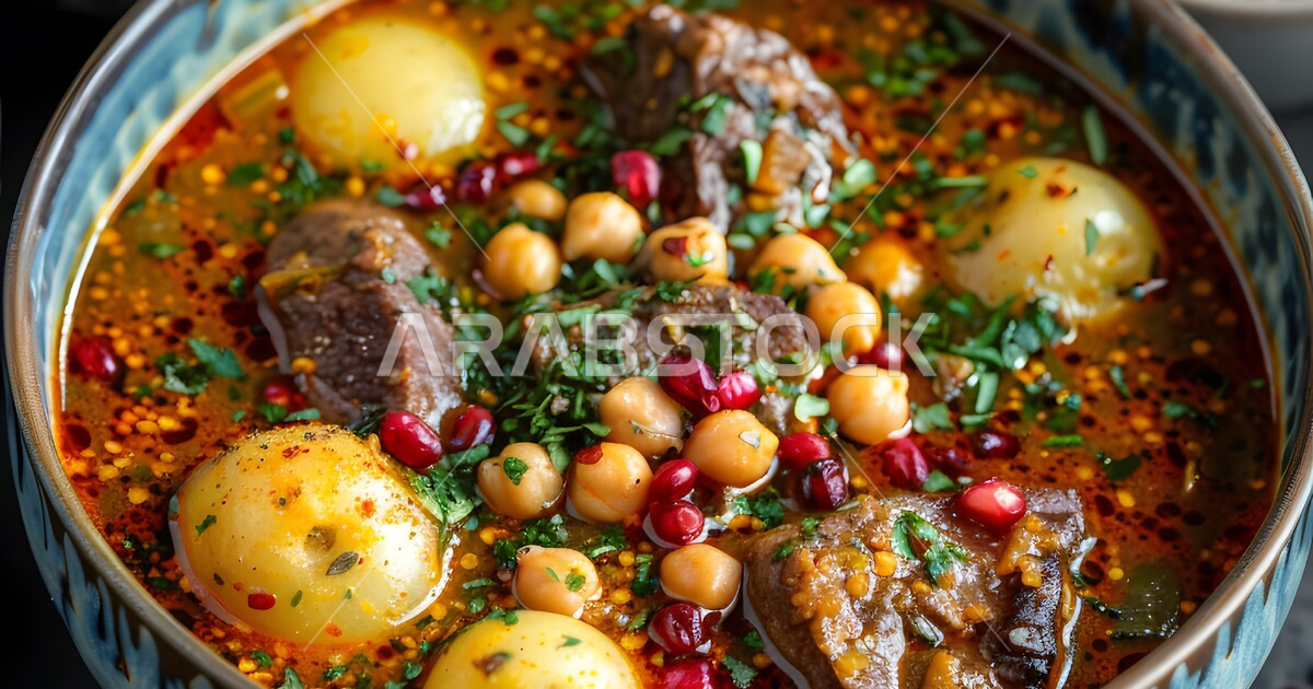 Delicious popular Arabic recipes, the art of serving food at banquets ...