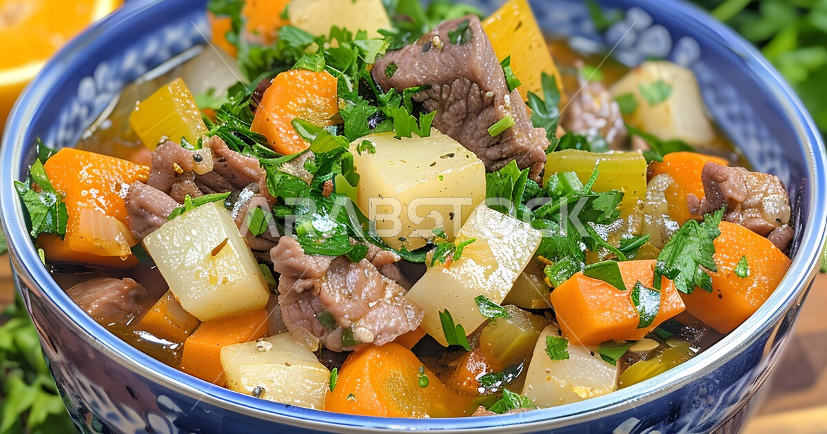 Delicious popular Arabic recipes, the art of serving food at banquets ...