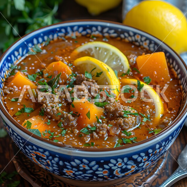 Delicious popular Arabic recipes, the art of serving food at banquets ...