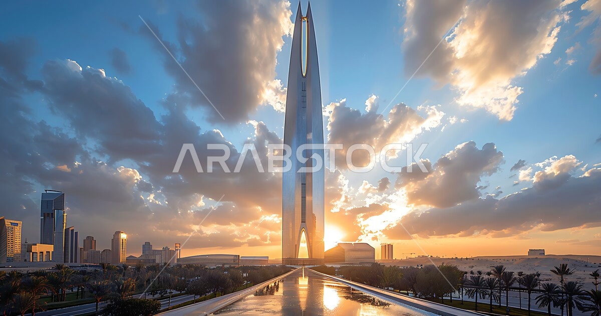 Saudi Vision 2030, Buildings, Towers and Commercial Facilities, Concept ...