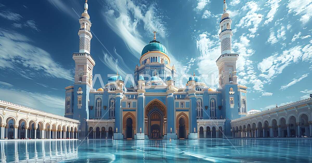 Worship and getting closer to God, modern Islamic decorations for ...