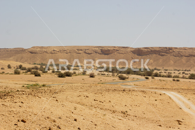 Desert nature in the Kingdom of Saudi Arabia, tourist attractions, rock ...