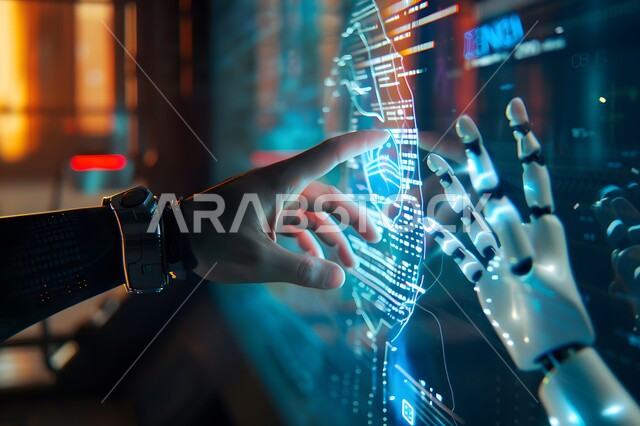 Saudi Vision 2030, smart and modern robot, development of artificial ...